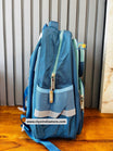 Green and Blue Backpack 16 Inch - Stylish School Bag